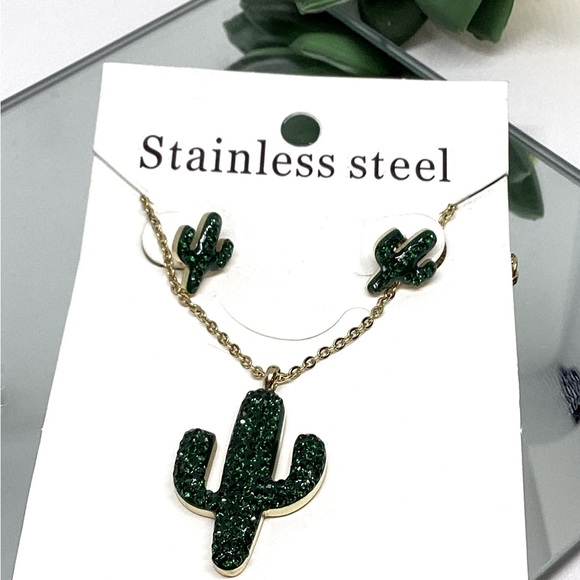 Jewelry | Cactus Jewelry Set | Poshmark